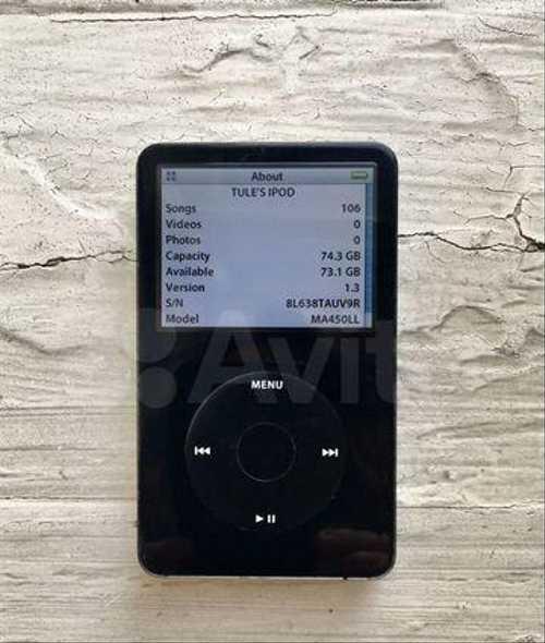 Apple iPod Classic 5th Generation MP3 Player