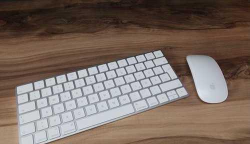 Комплект apple magic keyboard & mouse 2