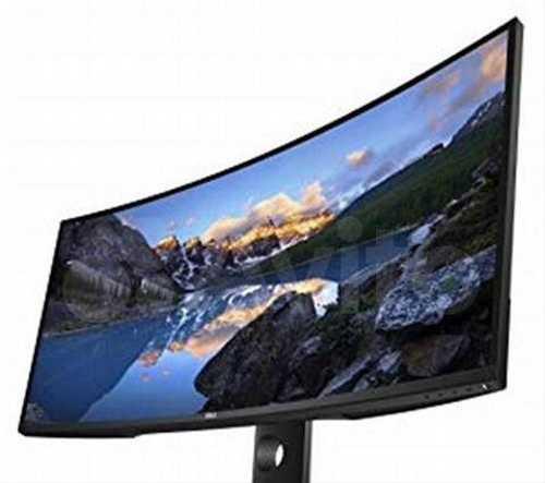 Монитор Dell TFT 38" U3818DW (3840x1600, IPS, LED, 300 кд/м2, 1000:1, 5мс, 178/178, 2xhdmi, DisplayPort, USB Type-C, 4xUSB 3.0) #3818-6837