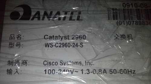 Коммутатор Cisco Catalyst 2960 WS-C2960-24-S