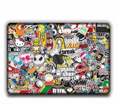 Чехол наклейка виниловый skinzru для MacBook Air Pro sticker bomb MacBook Air 13" (2011-2017)