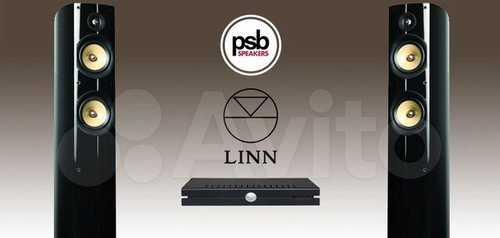 Стереокомплект Linn Sneaky DS и PSB Imagine T