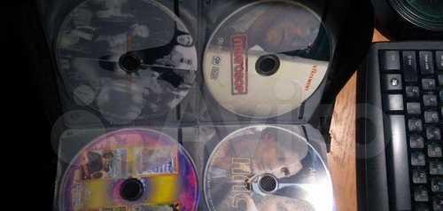 Видео на DVD фильмы и сериалы в портмоне