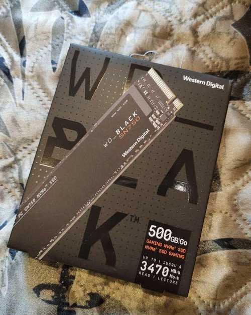 SSD WD Black 500gb SN750 твердотельный накопитель