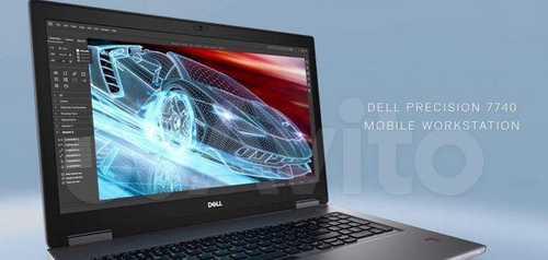 Dell Precision 7740 i7-9850h\32GB\512G\rtx4000