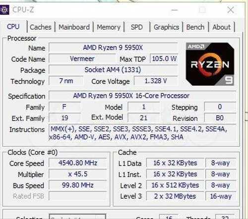 Ryzen9 5950x+мп+64 GB озу+ SSD 2 Тб