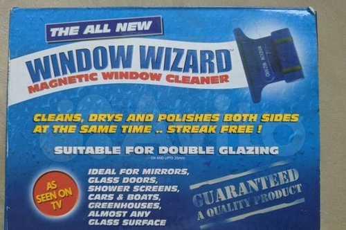 Магнитная щётка для мытья окон Window wizard
