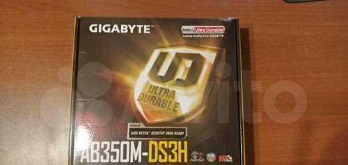 Материнcкая плата gigabyte GA-AB350M-DS3H rev. 1.x