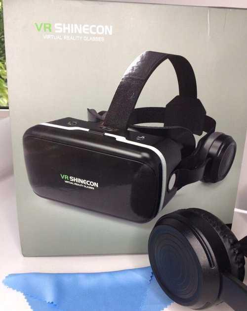 VR Shinecon очки с наушниками SC-G04E