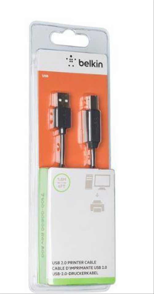 Кабель для компьютера Belkin USB-A(М) /USB-B(М)