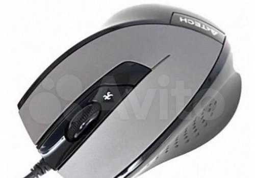 Мышь оптическая A4 Tech "V-Track Padless N-600X-2", цвет: серый