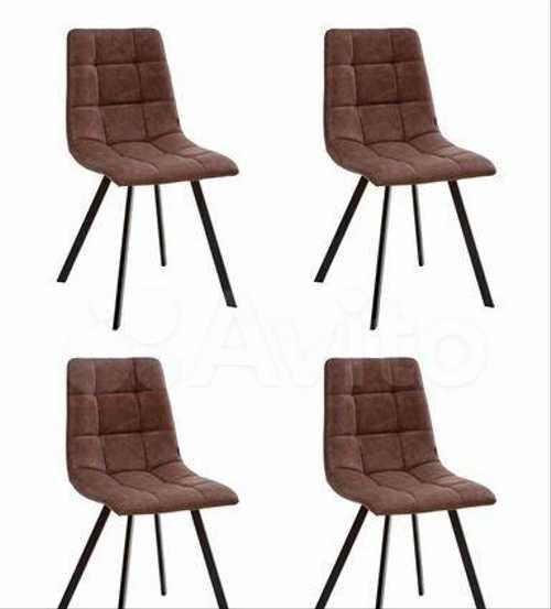 Комплект стульев chilli square RU-05 коричневый ви