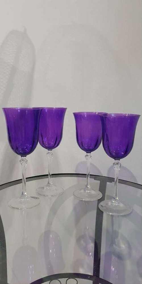 Фиолетовые Бокалы, фужеры для шампанского,вин