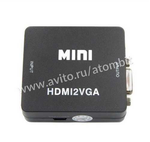 Конвертер hdmi ) VGA + Jack-3,5