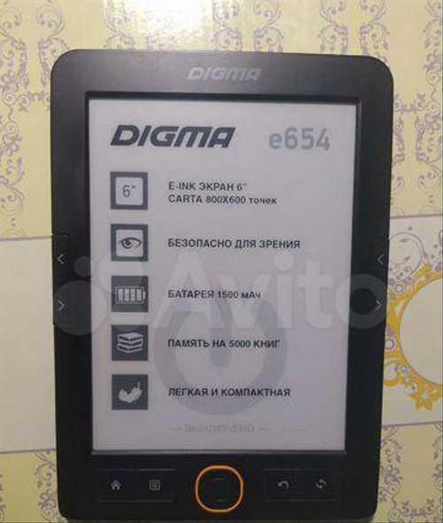 Digma E654 (E-ink Carta с чехлом) | Festima.Ru - Мониторинг объявлений