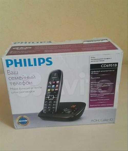Радио телефон Philips с автоответчиком
