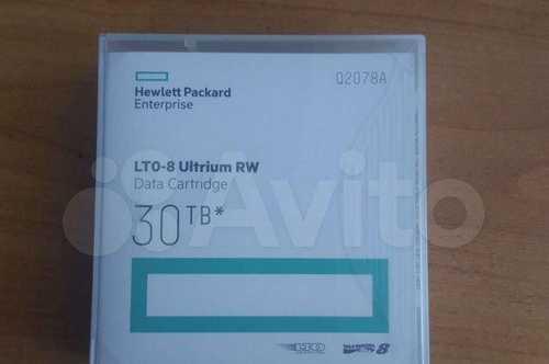 Картридж данных HP LTO-8 Ultrium RW 30 TB