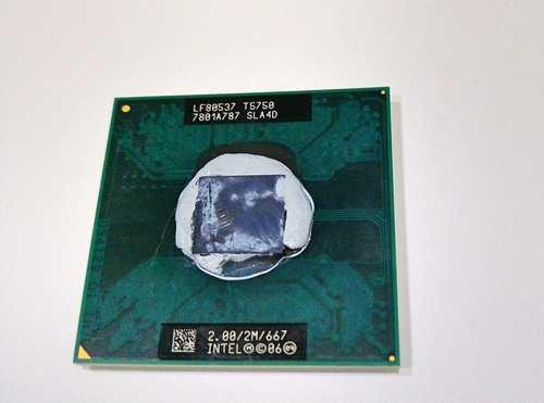 Процессор в ноутбук Intel Core2Duo T5750 - 2 ггц