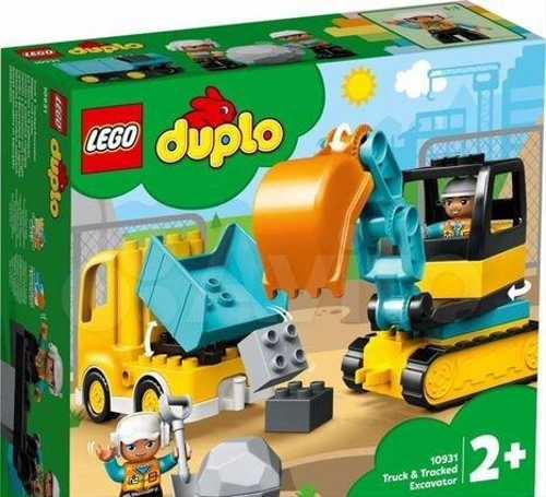 Конструктор Lego Duplo, Town, Грузовик и гусеничный экскаватор, 20 элементов (10931)