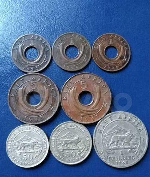 Монеты Британской Восточной Африки