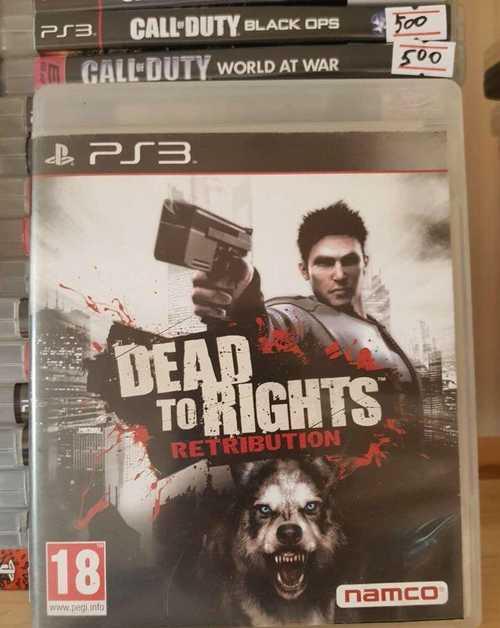 Dead to Rights Retribution Ps3
