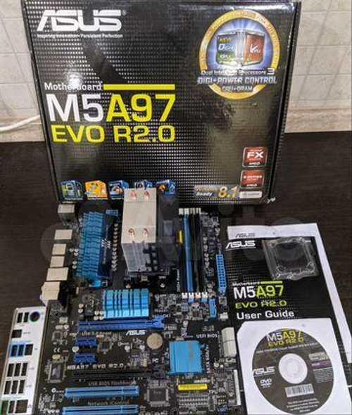 Asus M5A97 EVO R2.0 + AMD FX 8320 + 16Gb DDR3