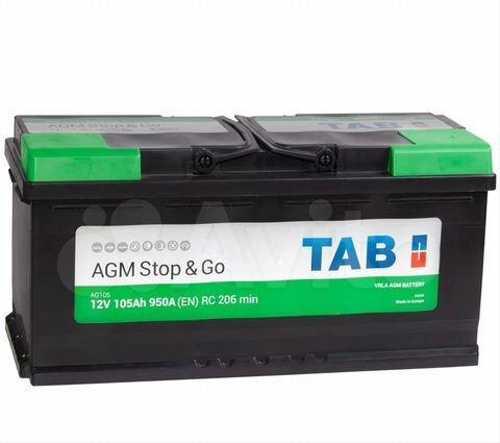 Аккумулятор Tab AGM Stop&Go 105 Ah