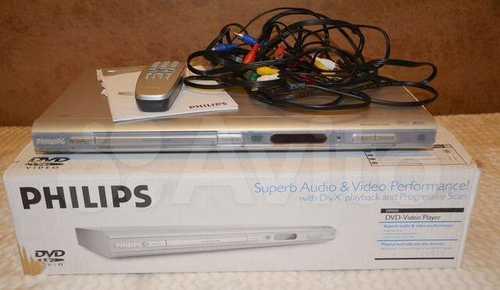 DVD плеер Philips DVP630/04, кабель scart Luxmann