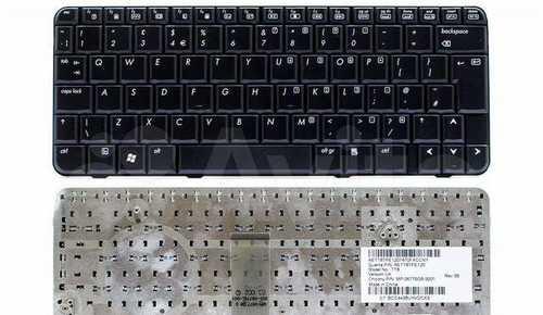 Клавиатура HP tx1000, tx2000 черная ENG KHP79