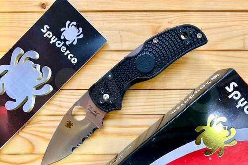 Нож складной Spyderco Native 5, Part Serrated