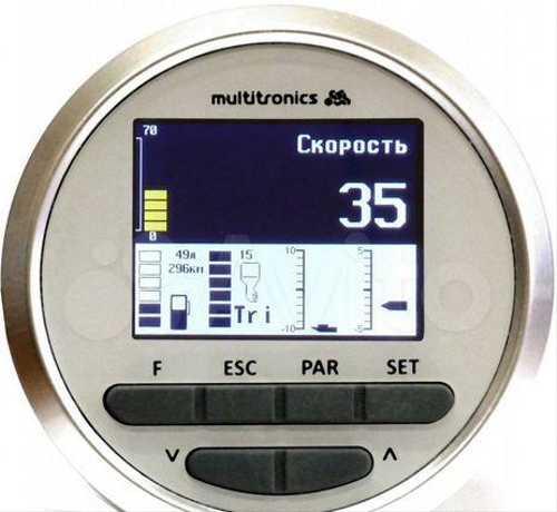 Бортовой компьютер Multitronics (Мультитроникс) CL-650 (универсальный) - предназначен для эксплуатации на водной технике с лодочными моторами, цветно