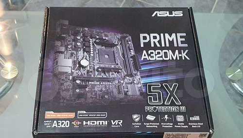 Материнская плата asus prime A320M-K