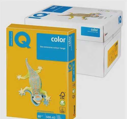 Продам жёлтую бумагу IQ color, формат А3
