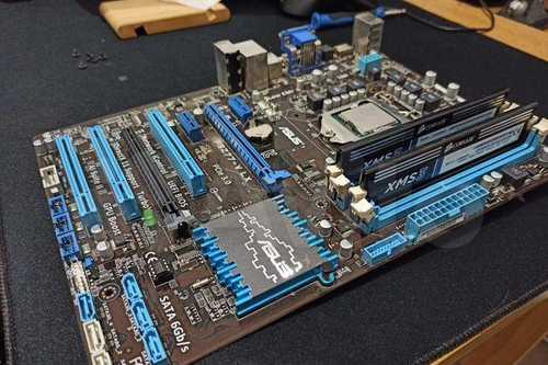 Intel Core i7-3770K + Asus P8H77-V + 16 gb RAM