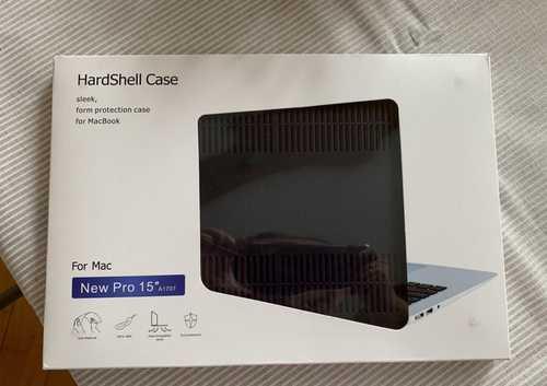 Чехол - накладка HardShell Case For Mac New Pro 15