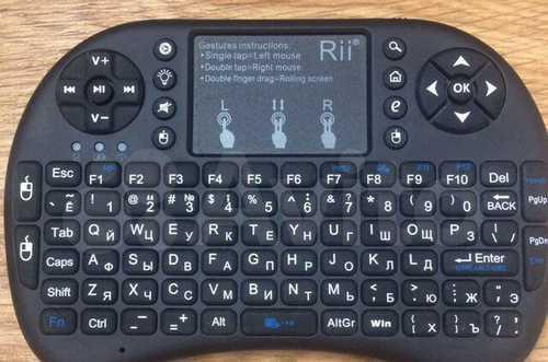 Беспроводная мини-клавиатура Rii mini i8+ оригинал