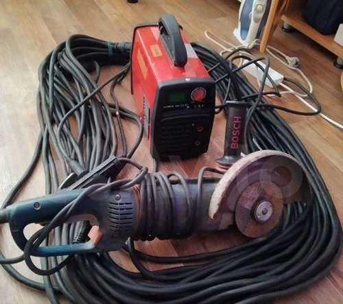 Сварочный аппарат, промышленная болгарка, кабель м