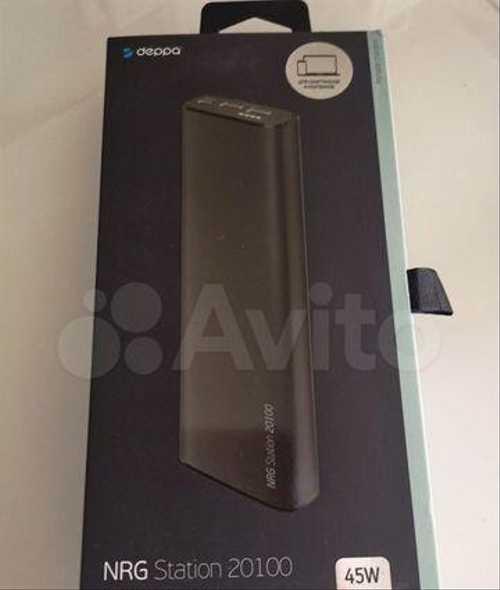 Внешний аккумулятор Power Bank Deppa 20100 45W