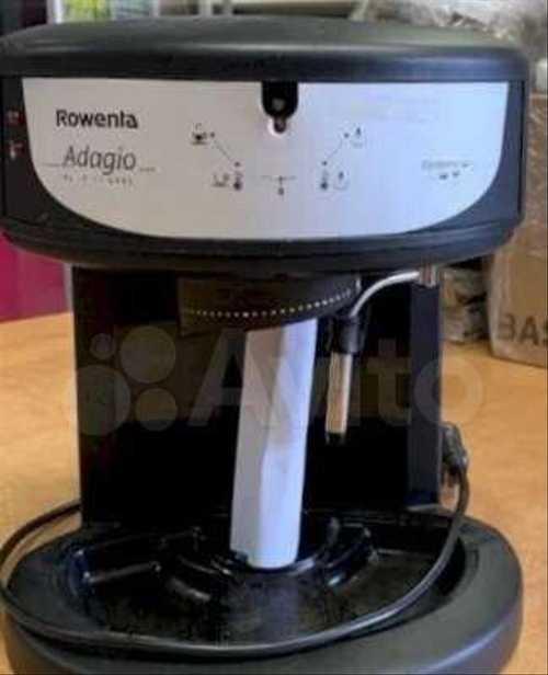 Кофемашина рожковая кофеварка Rowenta adagio es170