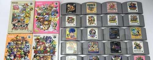 Картриджи Nintendo 64 оригинал Япония