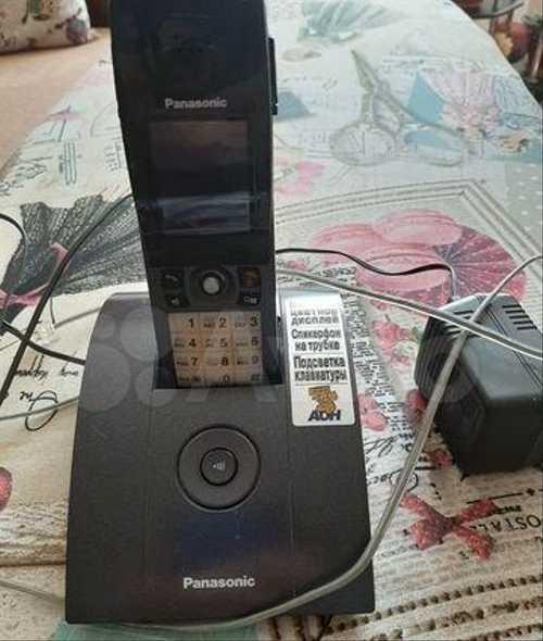 Радиотелефон Panasonic с блоком питания модель
