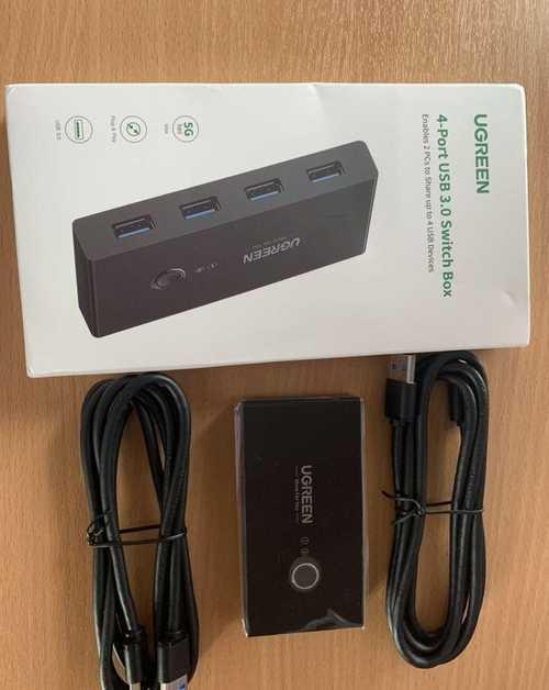 Ugreen USB 3.0 KVM Switch (переключатель) hub