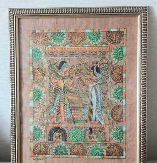 Картина Египет на папирусе