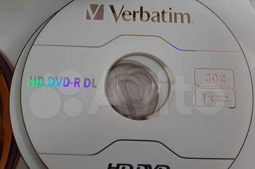 HD DVD-R DL 30 Gb диски с золотым покрытием