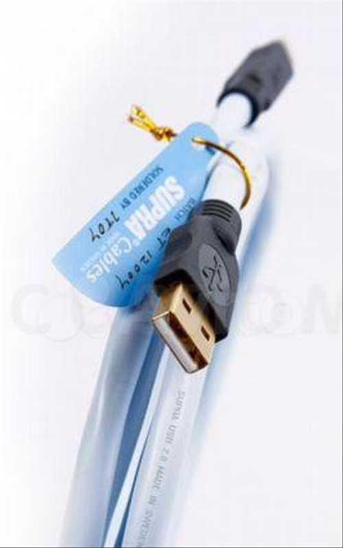 Кабель USB 2.0 Тип A - B Supra USB 2.0 A-B 1m