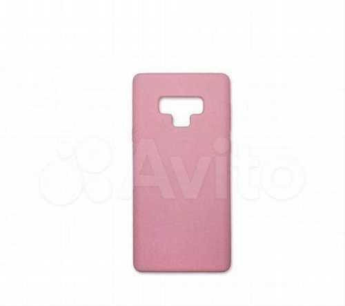 Чехол для Samsung Note9 тонкий розовый силиконовый