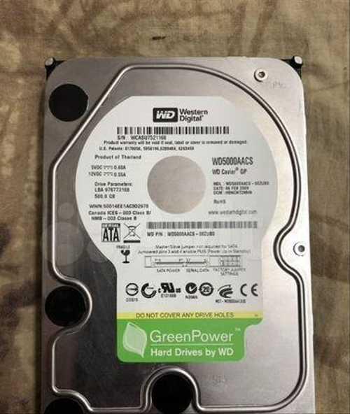 HDD 500 GB WD винт винчестер жосткий диск Для пк