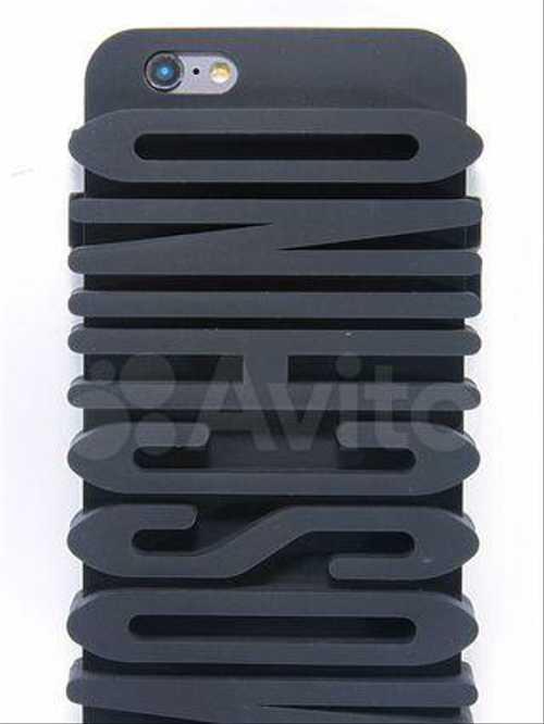 Чехол-накладка для iPhone 6\6S (4.7) moschino черный