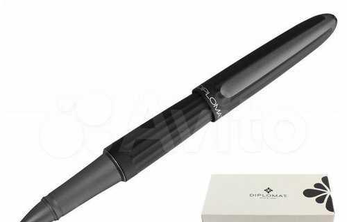 Ручка-роллер Diplomat Aero black, синий (D40301030)