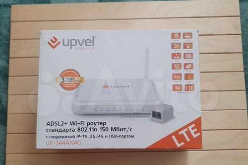 Wifi роутер + adsl2 Upvel ur-344an4g